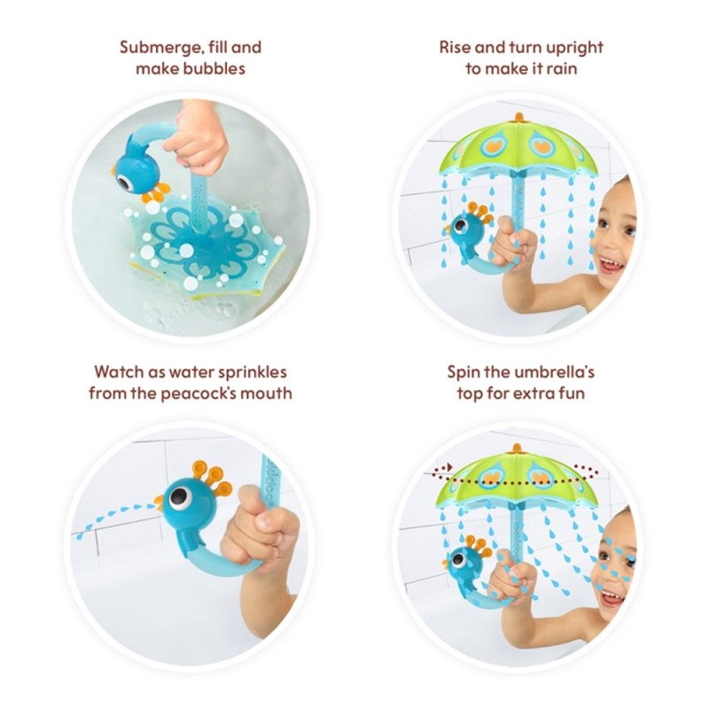 Yookidoo vonios žaislas Skėtis - Vonios žaislai vaikams - Lapute.lt