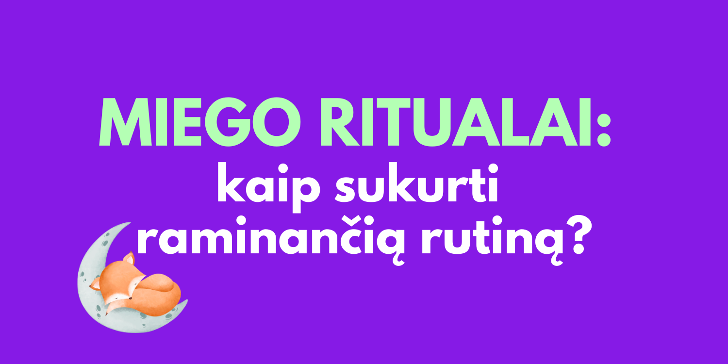 Miego ritualai: kaip sukurti raminančią rutiną?